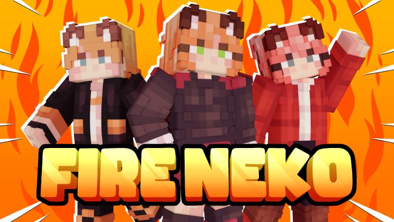 Fire Neko by Lore Studios | CHUNK - Minecraft Bedrock Marketplace Explorer