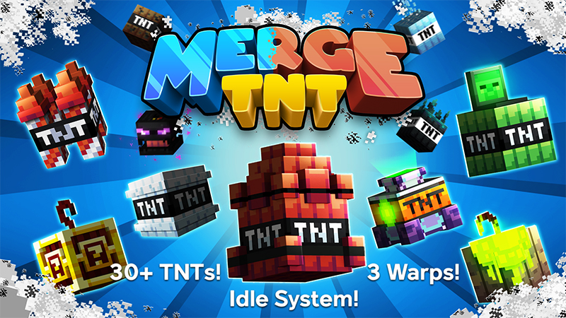 Merge TNT! by Lore Studios | CHUNK - Minecraft Bedrock Marketplace Explorer