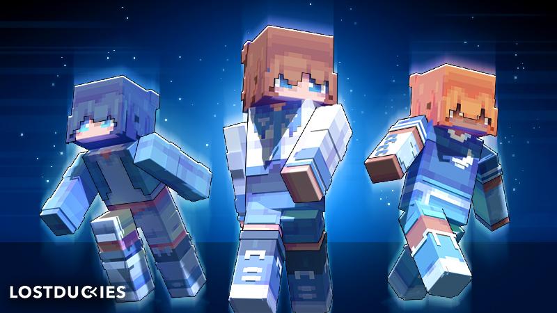 Courageous Blue by Lostduckies | CHUNK - Minecraft Bedrock Marketplace ...