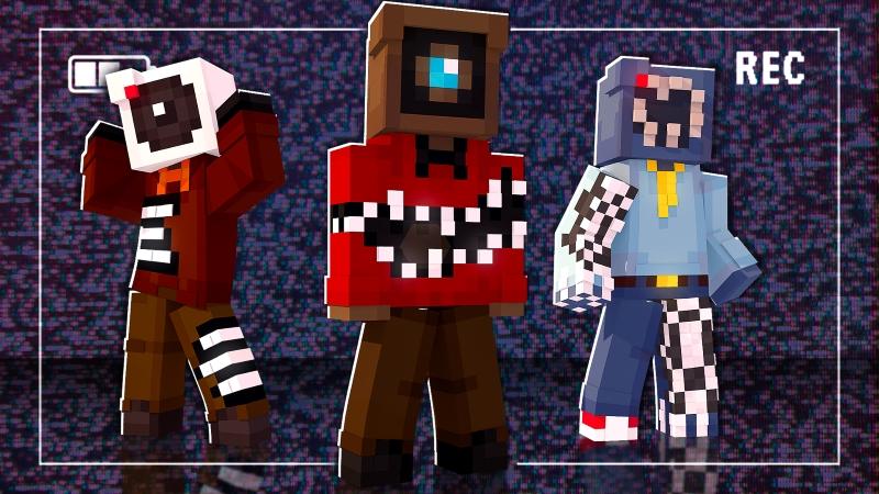 CAMERA HEADS by Maca Designs | CHUNK - Minecraft Bedrock Marketplace Explorer