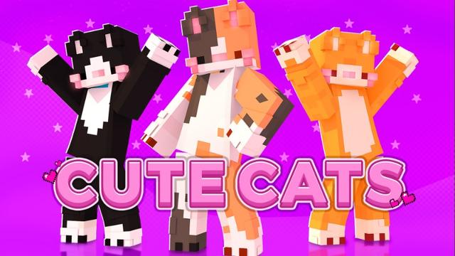 Cute Cats by Maca Designs | CHUNK - Minecraft Bedrock Marketplace Explorer