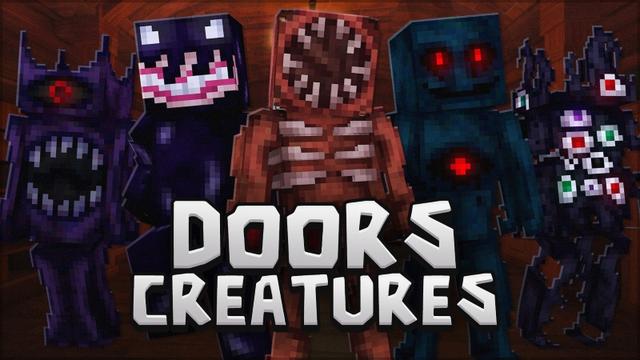 Doors Creatures de Maca Designs | CHUNK - Minecraft Bedrock Marketplace Explorador