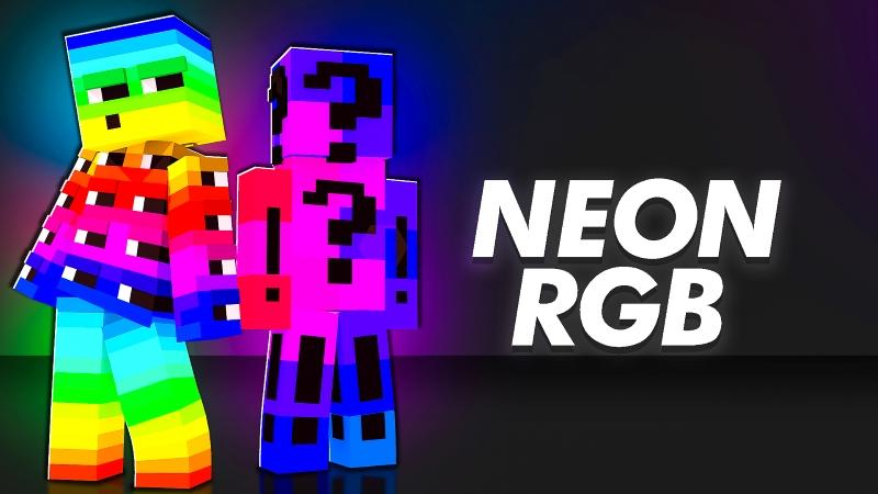 NEON RGB by Maca Designs | CHUNK - Minecraft Bedrock Marketplace Explorer