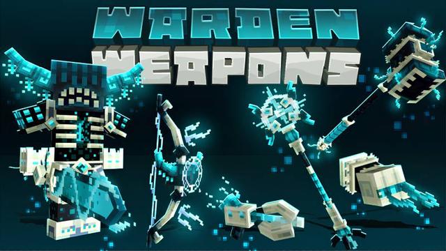 Warden Weapons by Maca Designs | CHUNK - Minecraft Bedrock Marketplace ...