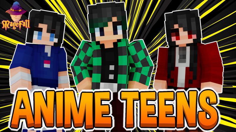 Anime Teens by Magefall | CHUNK - Minecraft Bedrock Marketplace Explorer