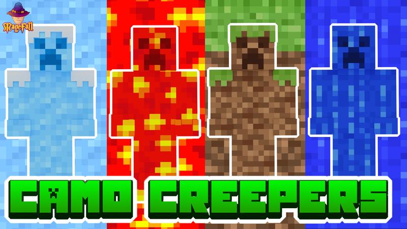 Camo Creepers by Magefall | CHUNK - Minecraft Bedrock Marketplace Explorer