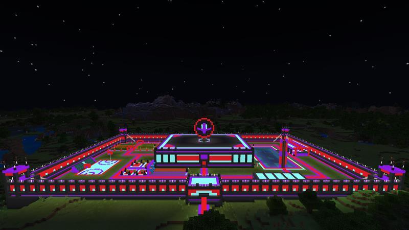 Cyber Base by Magefall | CHUNK - Minecraft Bedrock Marketplace Explorer