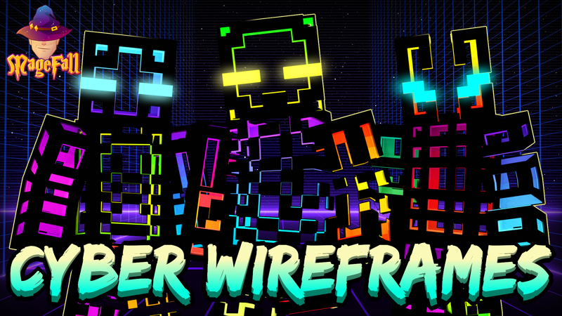 Cyber Wireframes by Magefall | CHUNK - Minecraft Bedrock Marketplace ...
