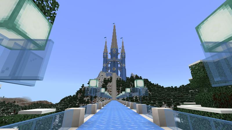 Mega Ice Castle Base by Magefall | CHUNK - Minecraft Bedrock ...