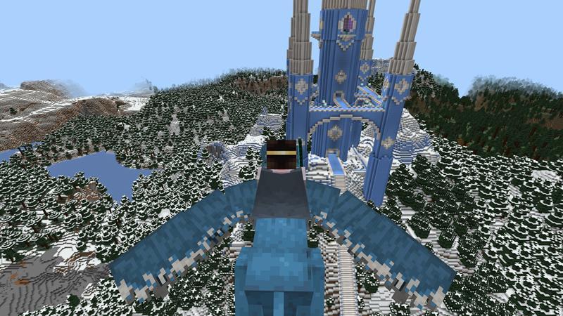 Mega Ice Castle Base by Magefall | CHUNK - Minecraft Bedrock ...