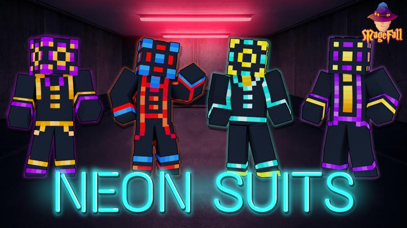 Neon Suits by Magefall | CHUNK - Minecraft Bedrock Marketplace Explorer