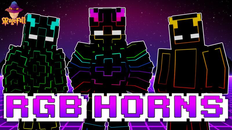 RGB Horns by Magefall | CHUNK - Minecraft Bedrock Marketplace Explorer