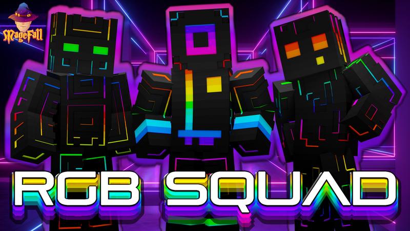 RGB Squad by Magefall | CHUNK - Minecraft Bedrock Marketplace Explorer