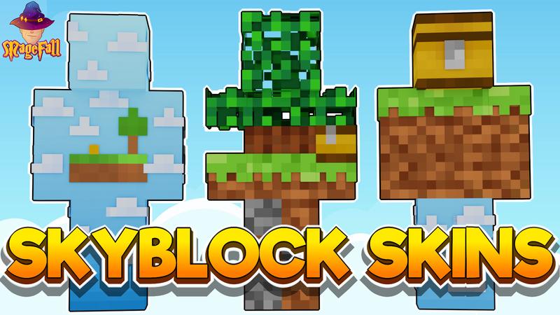 Skyblock Skins by Magefall | CHUNK - Minecraft Bedrock Marketplace Explorer