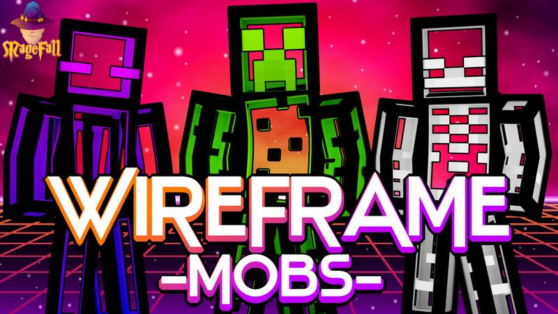 Wireframe Mobs by Magefall | CHUNK - Minecraft Bedrock Marketplace Explorer