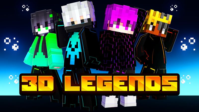3D Legends by Meraki | CHUNK - Minecraft Bedrock Marketplace Explorer