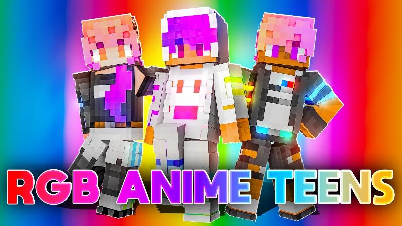 RGB Anime Teens by Meraki | CHUNK - Minecraft Bedrock Marketplace Explorer