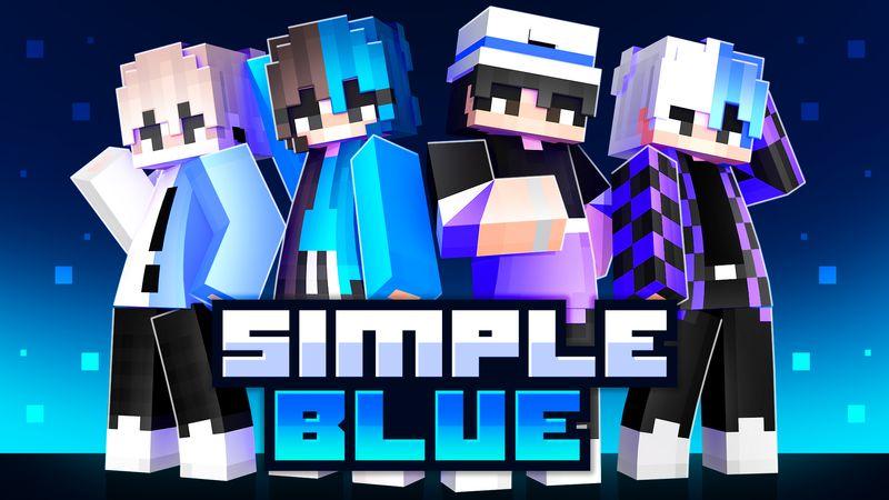 Simple Blue by Meraki | CHUNK - Minecraft Bedrock Marketplace Explorer