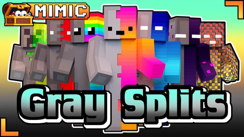 Gray Splits by Mimic | CHUNK - Minecraft Bedrock Marketplace Explorer