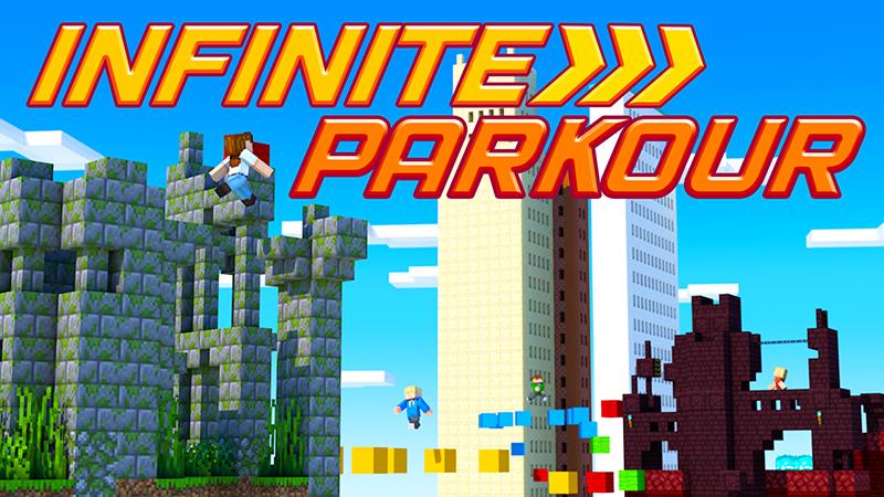 Infinite Parkour by Mine-North | CHUNK - Minecraft Bedrock Marketplace Explorer