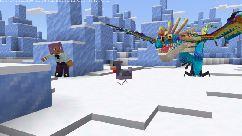 How to Train Your Dragon Add-On by Gamemode One | CHUNK - Minecraft Bedrock Marketplace Explorer