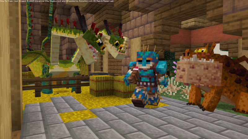 How to Train Your Dragon Add-On by Gamemode One | CHUNK - Minecraft Bedrock Marketplace Explorer