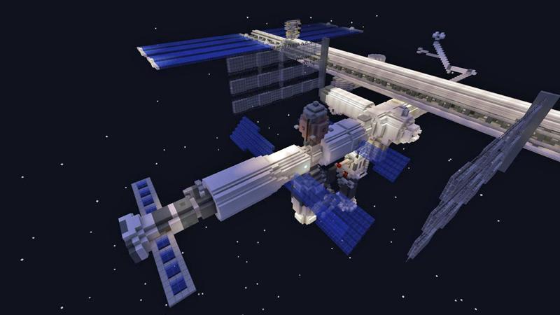 International Space Station by Minecraft | CHUNK - Minecraft Bedrock ...