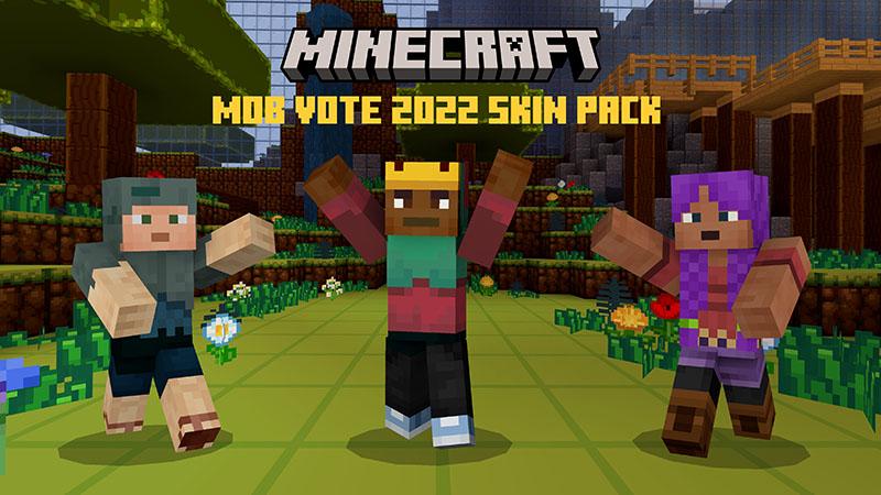 Mob Vote Skin Pack 2022 por Minecraft | CHUNK - Minecraft Explorador do ...