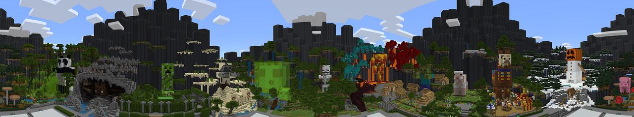 Realms Celebration Map by Minecraft | CHUNK - Minecraft Bedrock ...