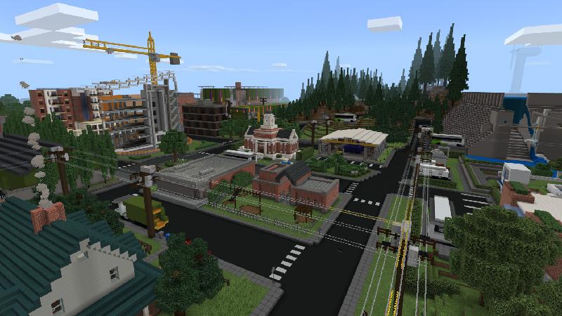 Sustainability City by Minecraft | CHUNK - Minecraft Bedrock ...