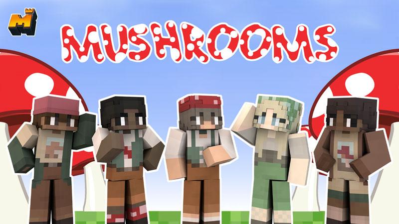 Mushrooms by Mineplex | CHUNK - Minecraft Bedrock Marketplace Explorer