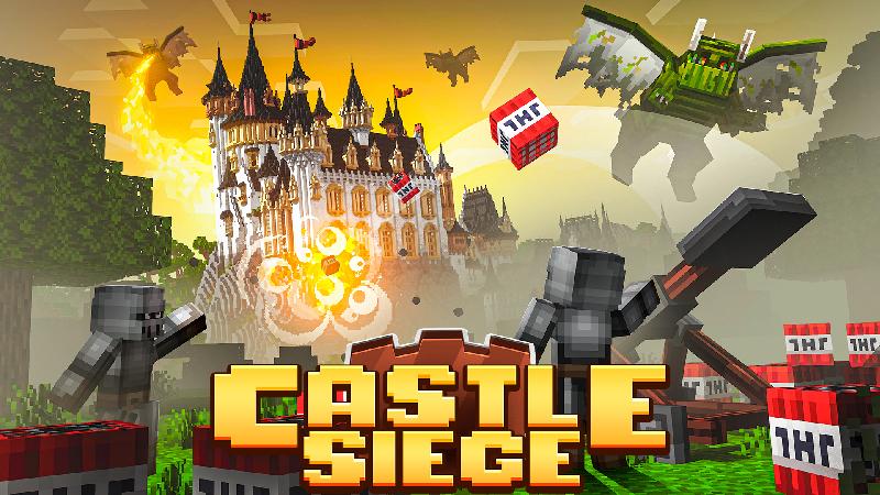 CASTLE SIEGE by Minty | CHUNK - Minecraft Bedrock Marketplace Explorer