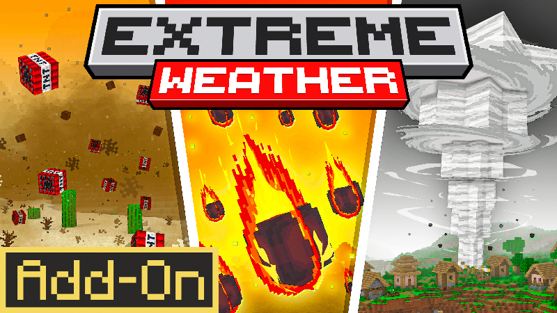 EXTREME WEATHER by Minty | CHUNK - Minecraft Bedrock Marketplace Explorer