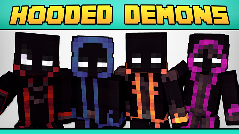 HOODED DEMONS by Minty | CHUNK - Minecraft Bedrock Marketplace Explorer