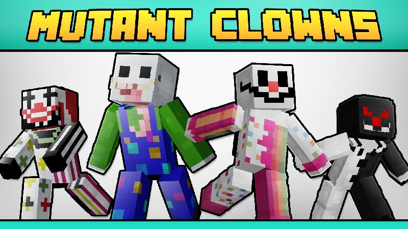 MUTANT CLOWNS by Minty | CHUNK - Minecraft Bedrock Marketplace Explorer
