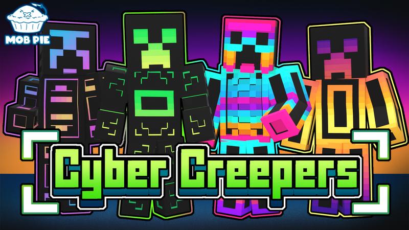 Cyber Creepers by Mob Pie | CHUNK - Minecraft Bedrock Marketplace Explorer