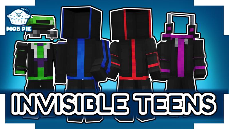 Invisible Teens by Mob Pie | CHUNK - Minecraft Bedrock Marketplace Explorer