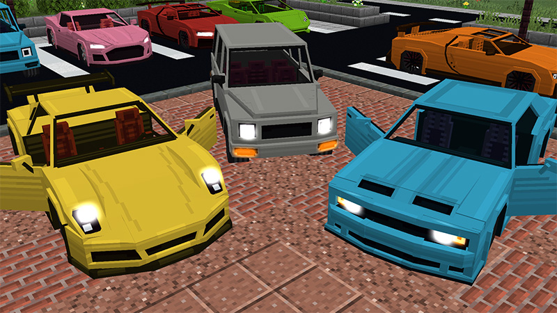 Luxury Cars Add-On by Mob Pie | CHUNK - Minecraft Bedrock Marketplace ...