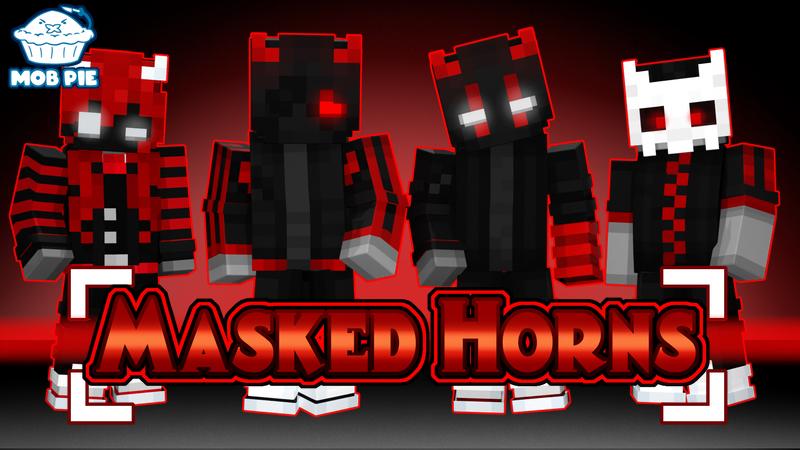 Masked Horns by Mob Pie | CHUNK - Minecraft Bedrock Marketplace Explorer