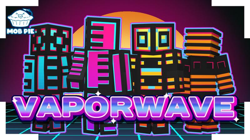 Vaporwave by Mob Pie | CHUNK - Minecraft Bedrock Marketplace Explorer