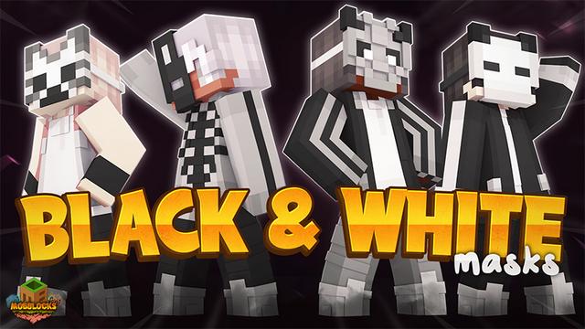Black White Masks by MobBlocks | CHUNK - Minecraft Bedrock Marketplace ...