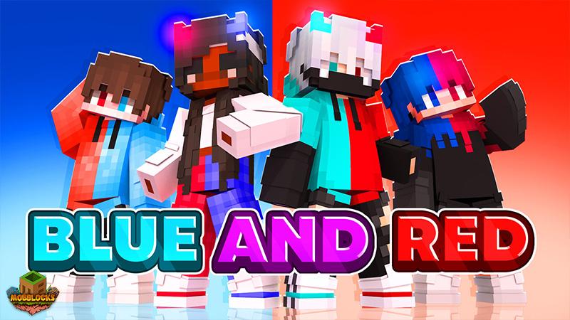 Blue and Red by MobBlocks | CHUNK - Minecraft Bedrock Marketplace Explorer