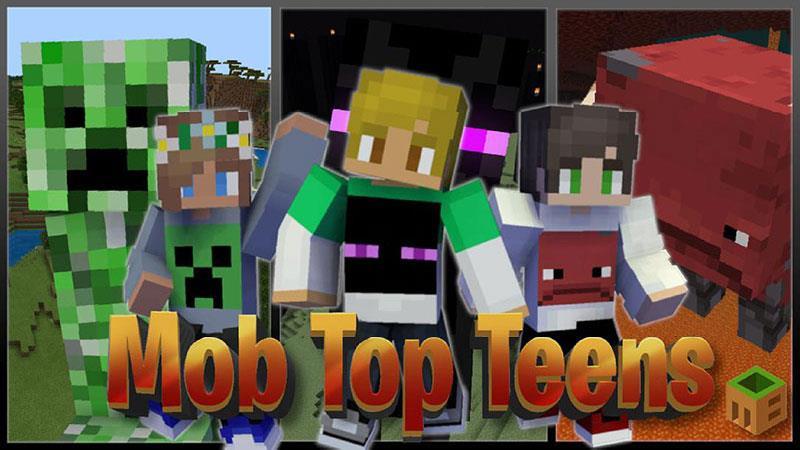 Mob Top Teens by MobBlocks | CHUNK - Minecraft Bedrock Marketplace Explorer