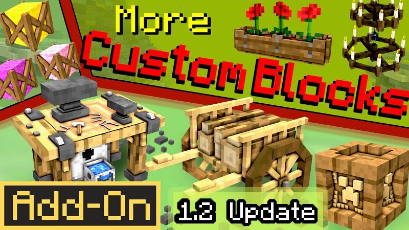 More Custom Blocks Add-On by MrAniman2 | CHUNK - Minecraft Bedrock Marketplace Explorer