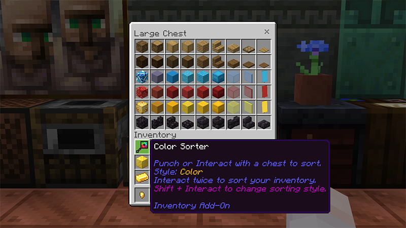 Inventory Manager (Lite) by Mythicus | CHUNK - Minecraft Bedrock ...