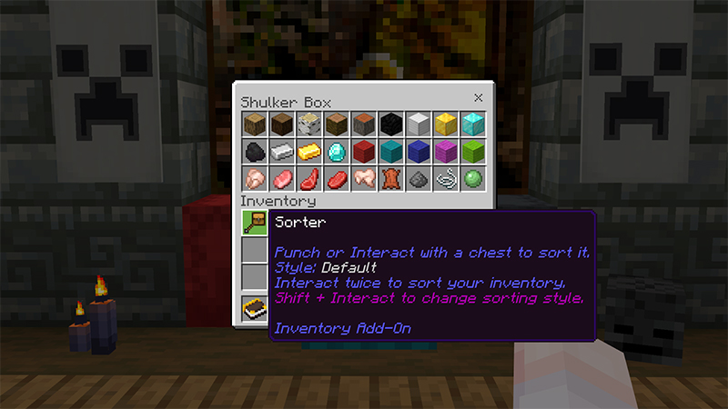 Inventory Manager (Lite) by Mythicus | CHUNK - Minecraft Bedrock ...