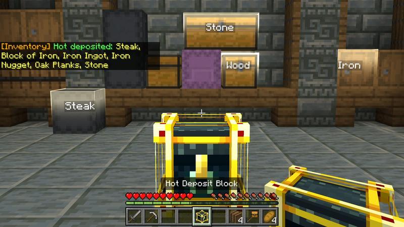 Inventory Utilities (Upgraded) by Mythicus | CHUNK - Minecraft Bedrock ...