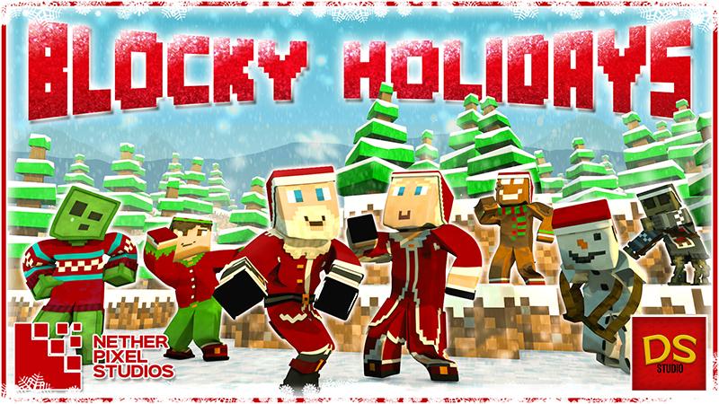 Blocky Holidays by Netherpixel | CHUNK - Minecraft Bedrock Marketplace Explorer