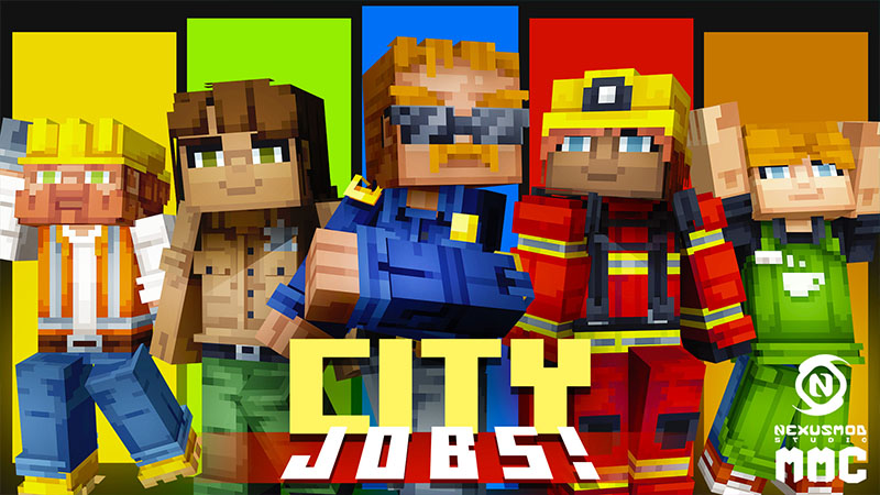 City Jobs by Nexus Mob | CHUNK - Minecraft Bedrock Marketplace Explorer