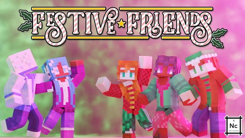 Festive Friends by Nitric Concepts | CHUNK - Minecraft Bedrock Marketplace Explorer